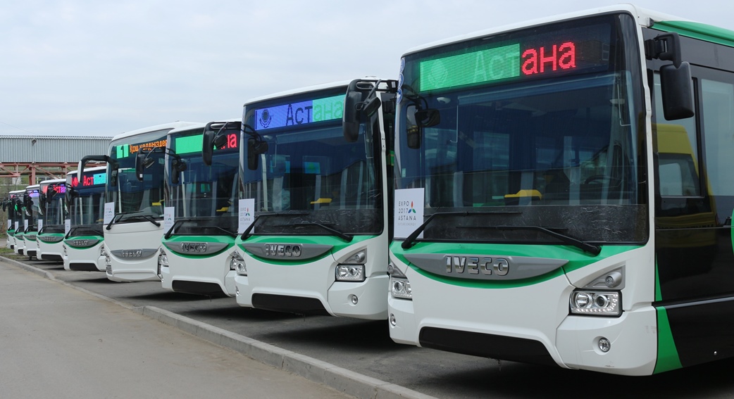 First Busworld exhibition in Almaty, Kazakhstan